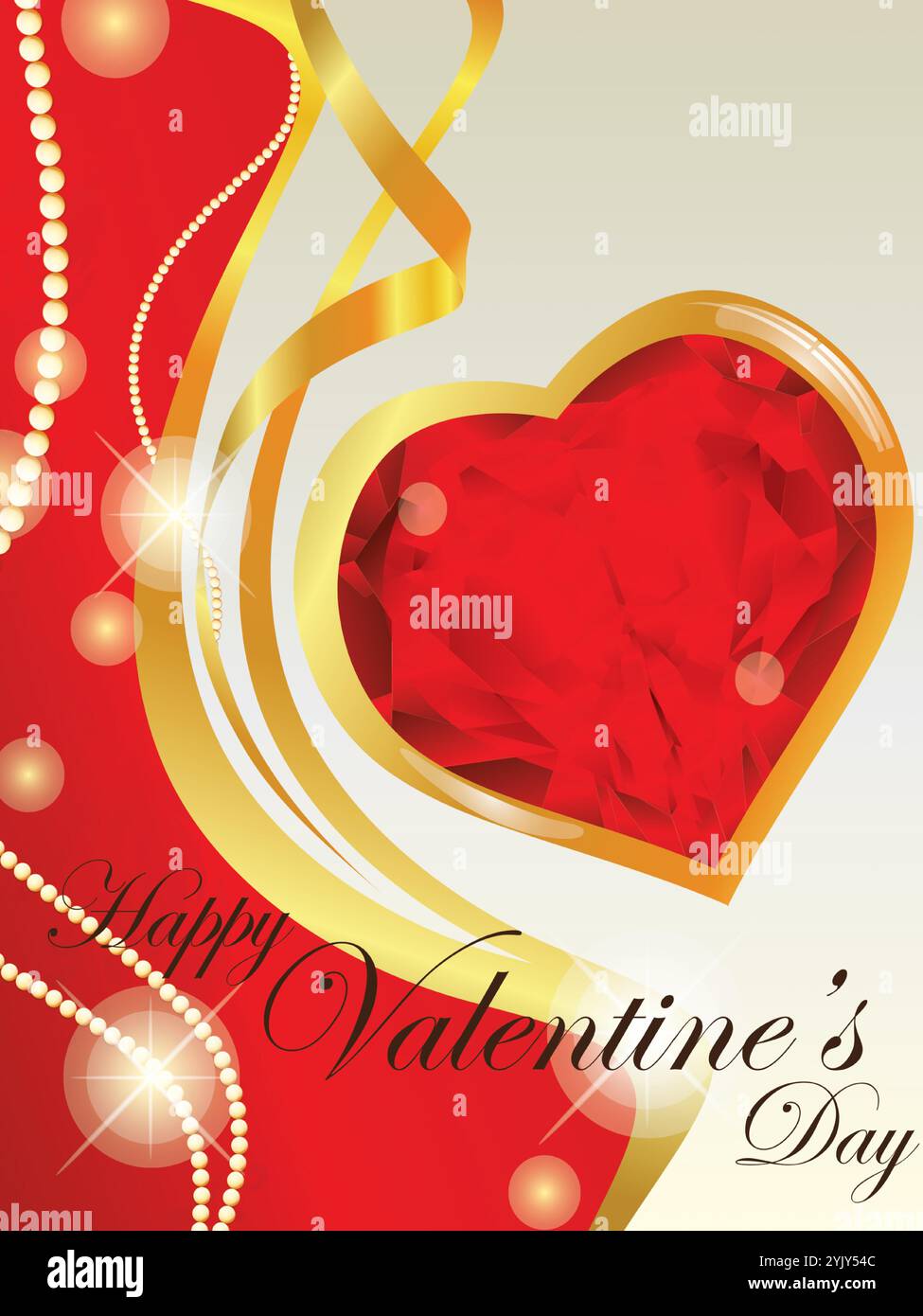 Love written red ribbon on Stock Vector Images - Alamy
