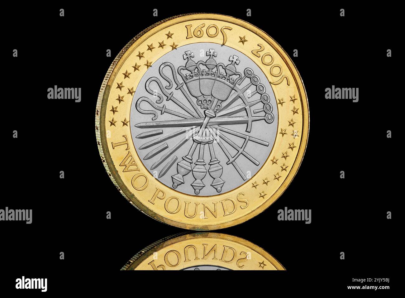 2005 £2 coin to commemorate 200 years of The Gunpowder Plot by Guy ...