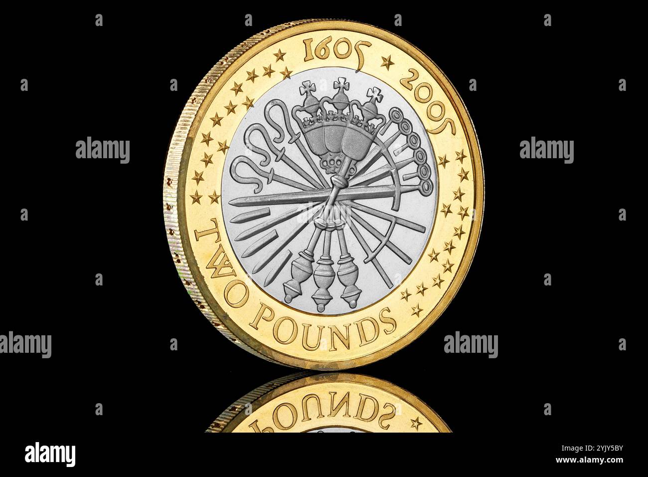 2005 £2 coin to commemorate 200 years of The Gunpowder Plot by Guy ...