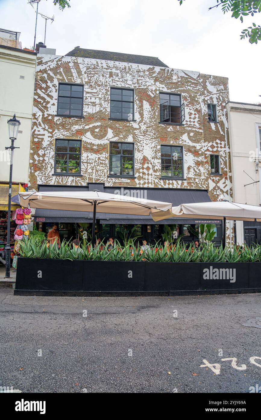 front façade of the Gold restaurant with carved walled by the Portuges ...