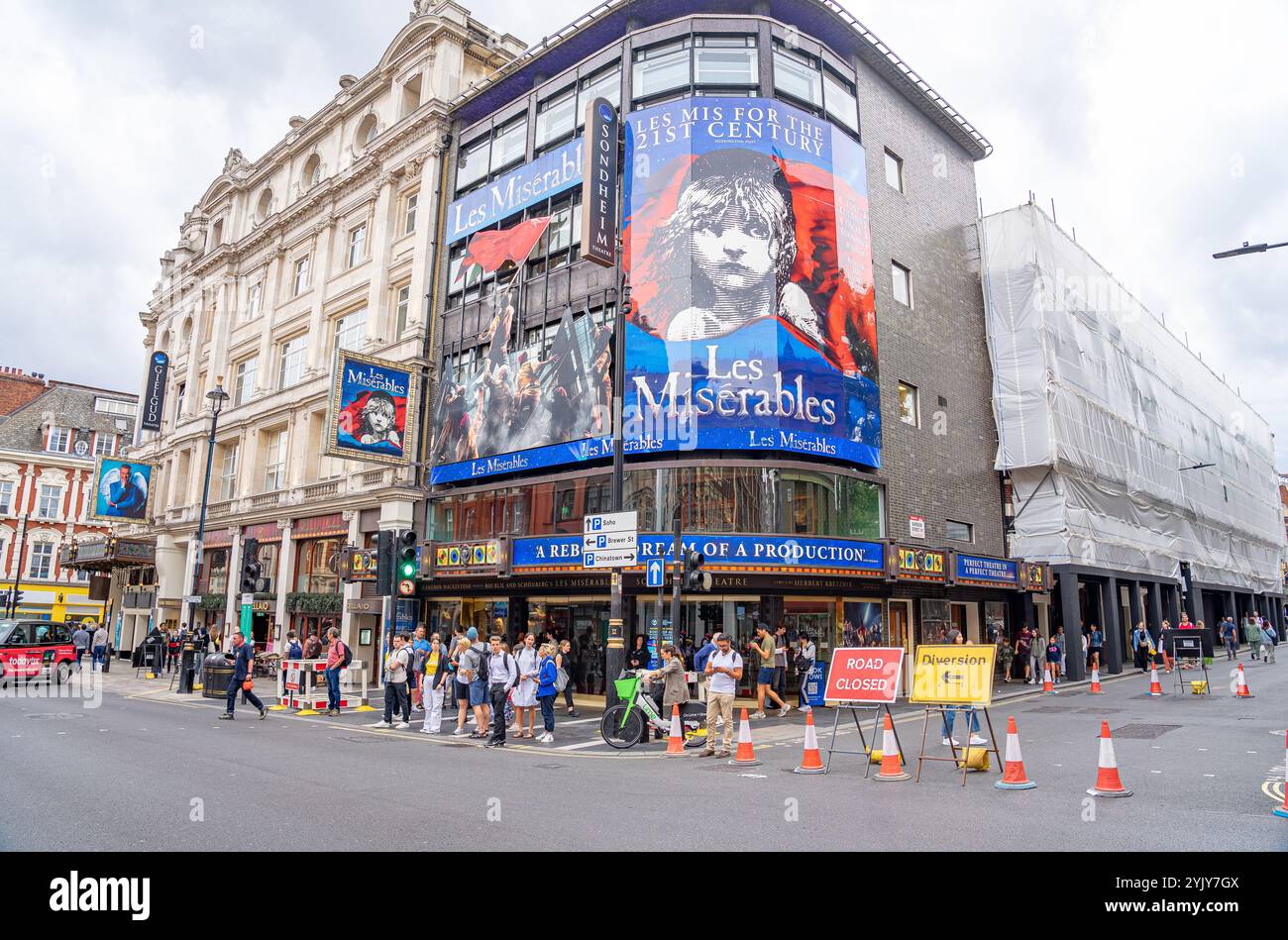London billboard miserable hi-res stock photography and images - Alamy