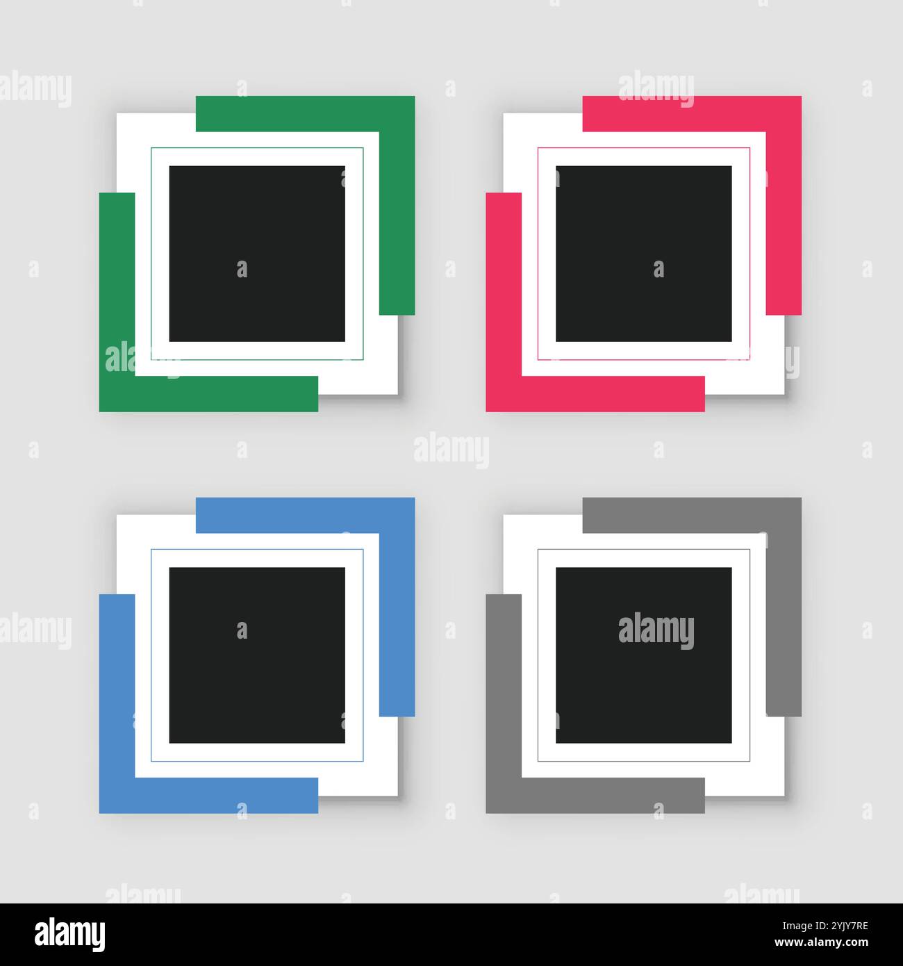 four empty infographic frame set Stock Vector Image & Art - Alamy