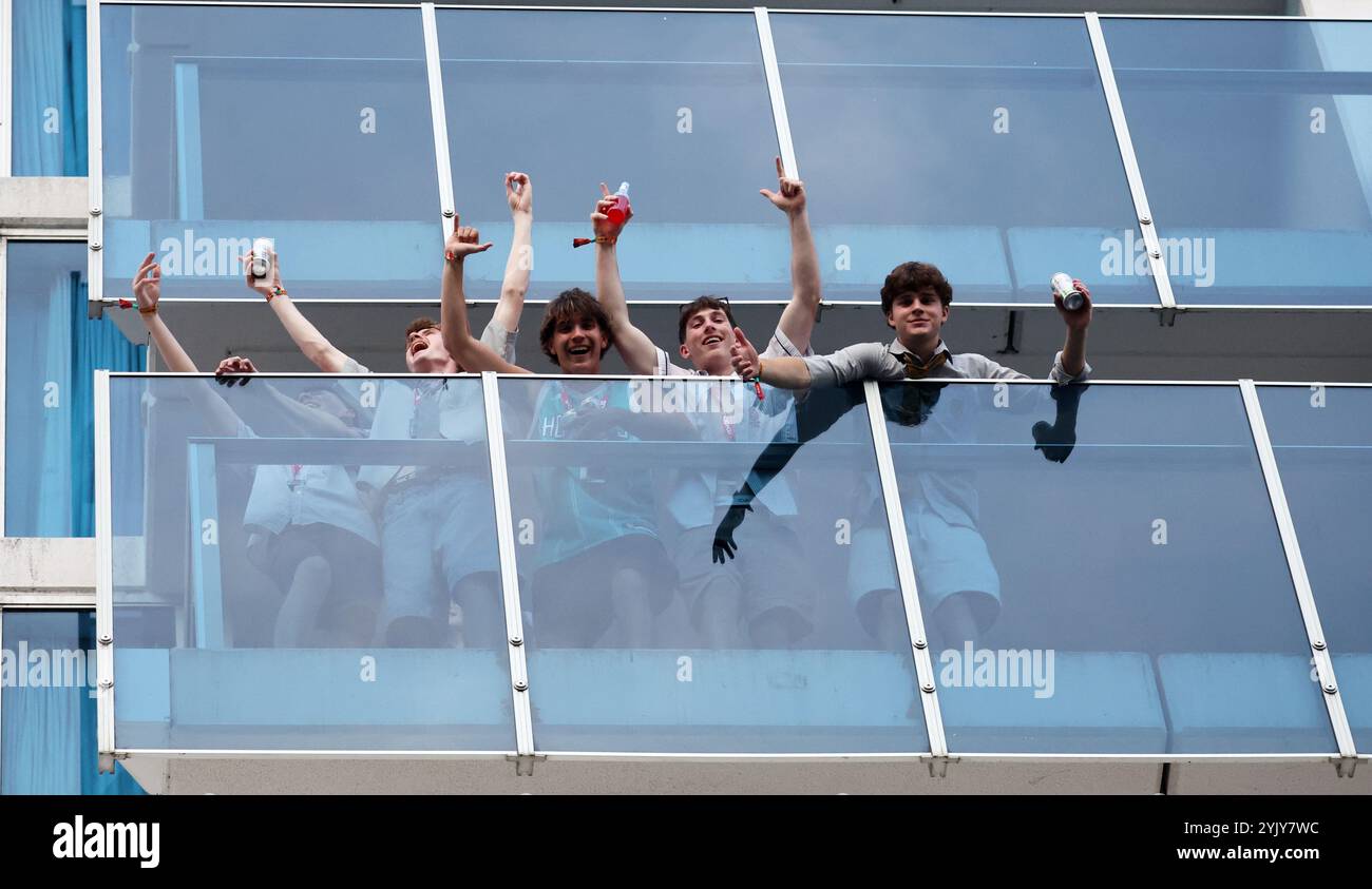 Gold Coast, Australia. 16th Nov, 2024. Schoolies are seen in Surfers ...