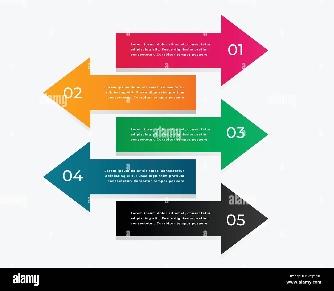 Arrow infographic Stock Vector Images - Alamy