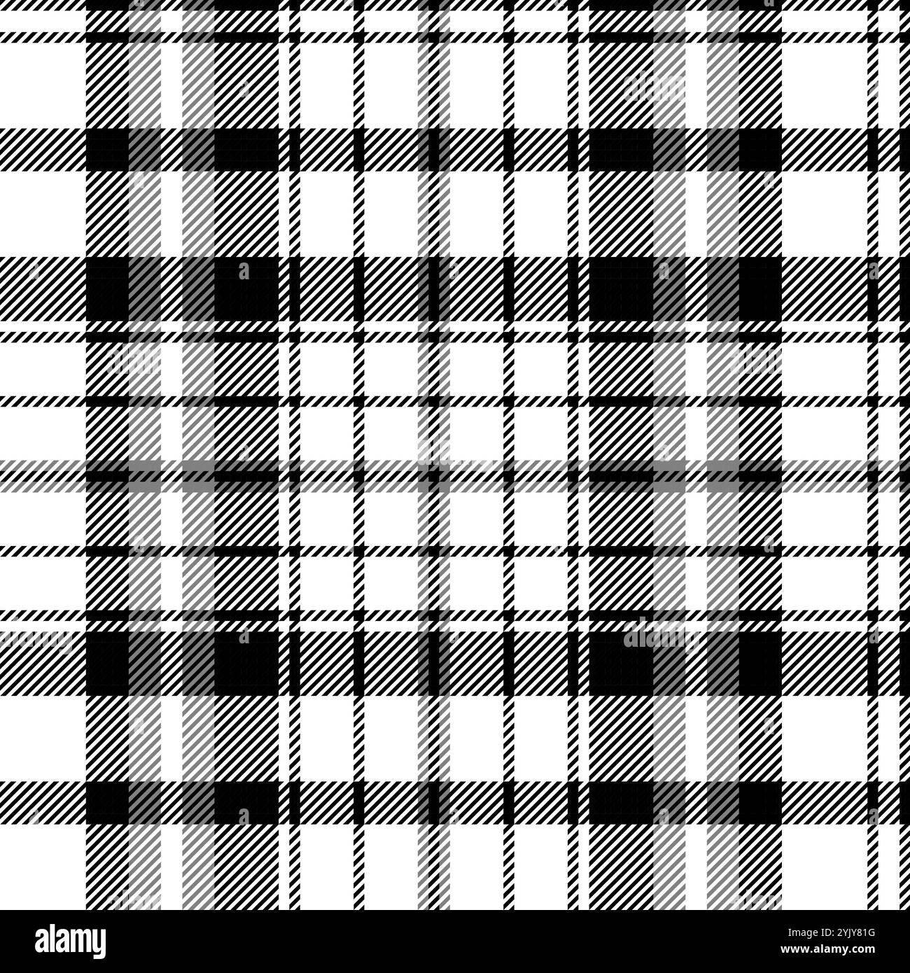 Tartan vector plaid background Black and White Stock Photos & Images ...