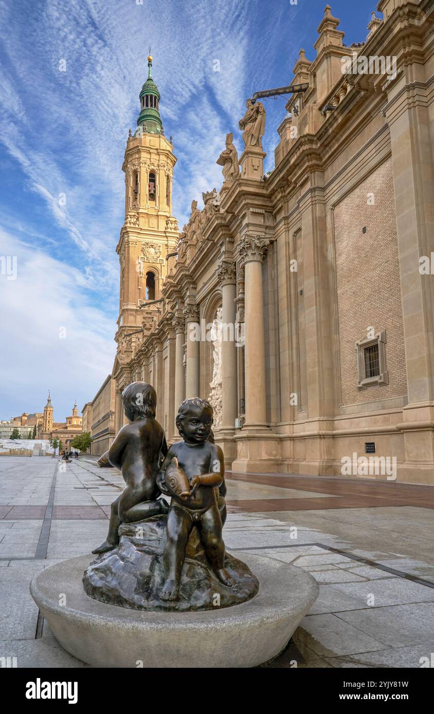 Zaragoza spain high view hi-res stock photography and images - Alamy
