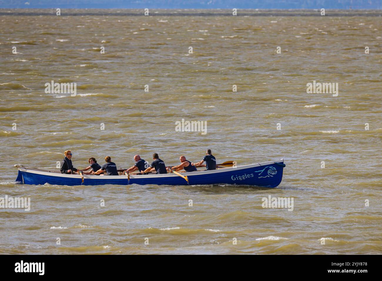 Clevedon pilot gig regatta hi-res stock photography and images - Alamy