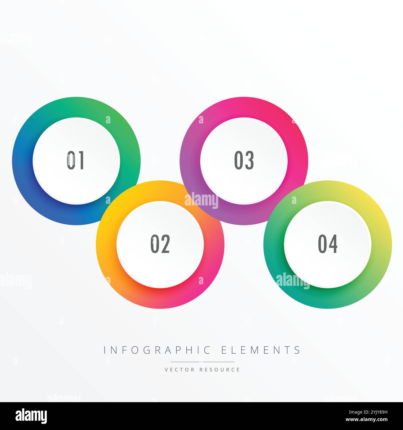 Steps circular Stock Vector Images - Alamy