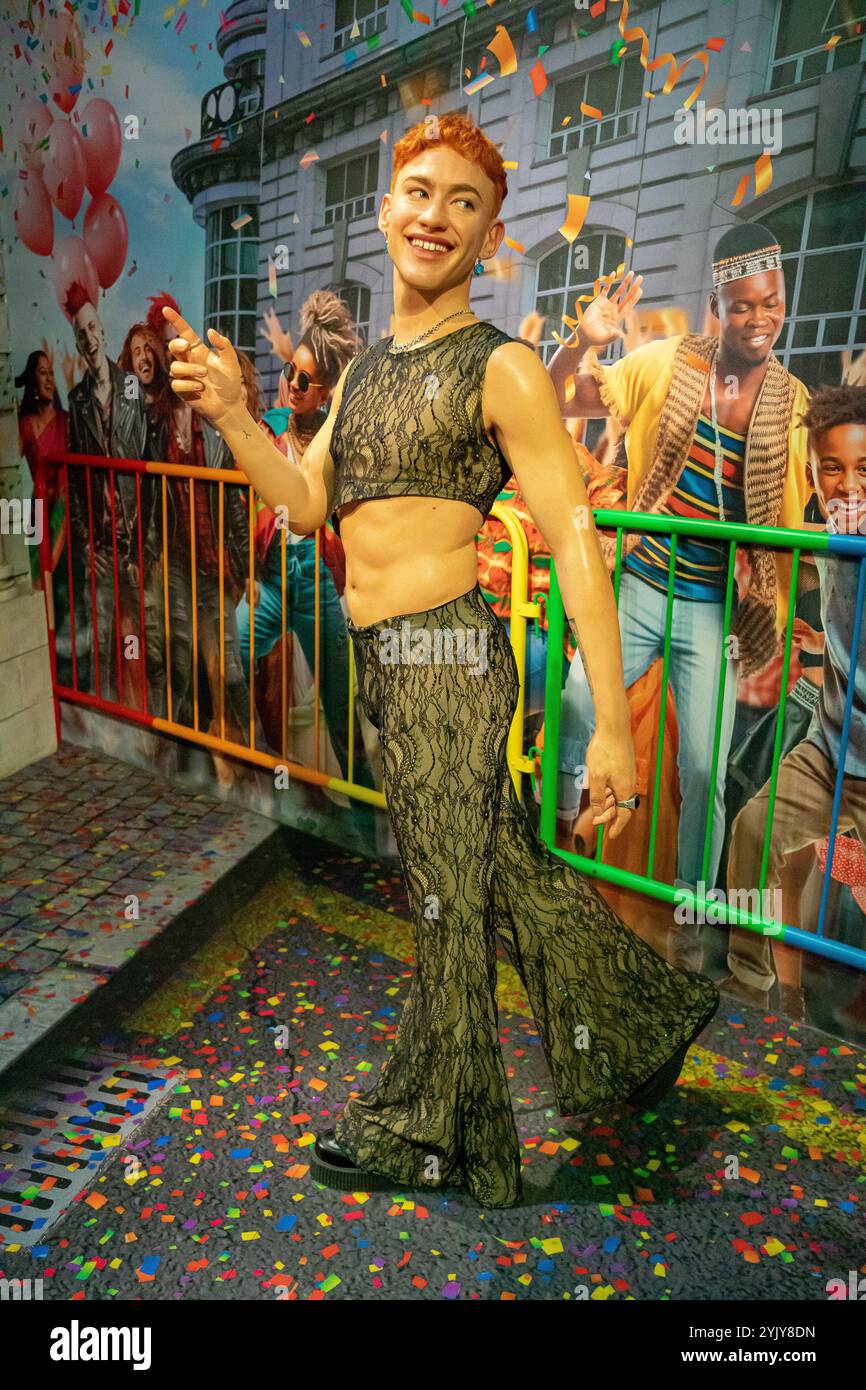 wax figure representing Olly Alexander on display at Madame Tussaud s ...