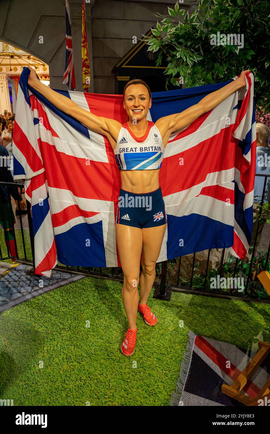 wax figure representing athelt Dame Jessica Ennis-Hill on display at ...