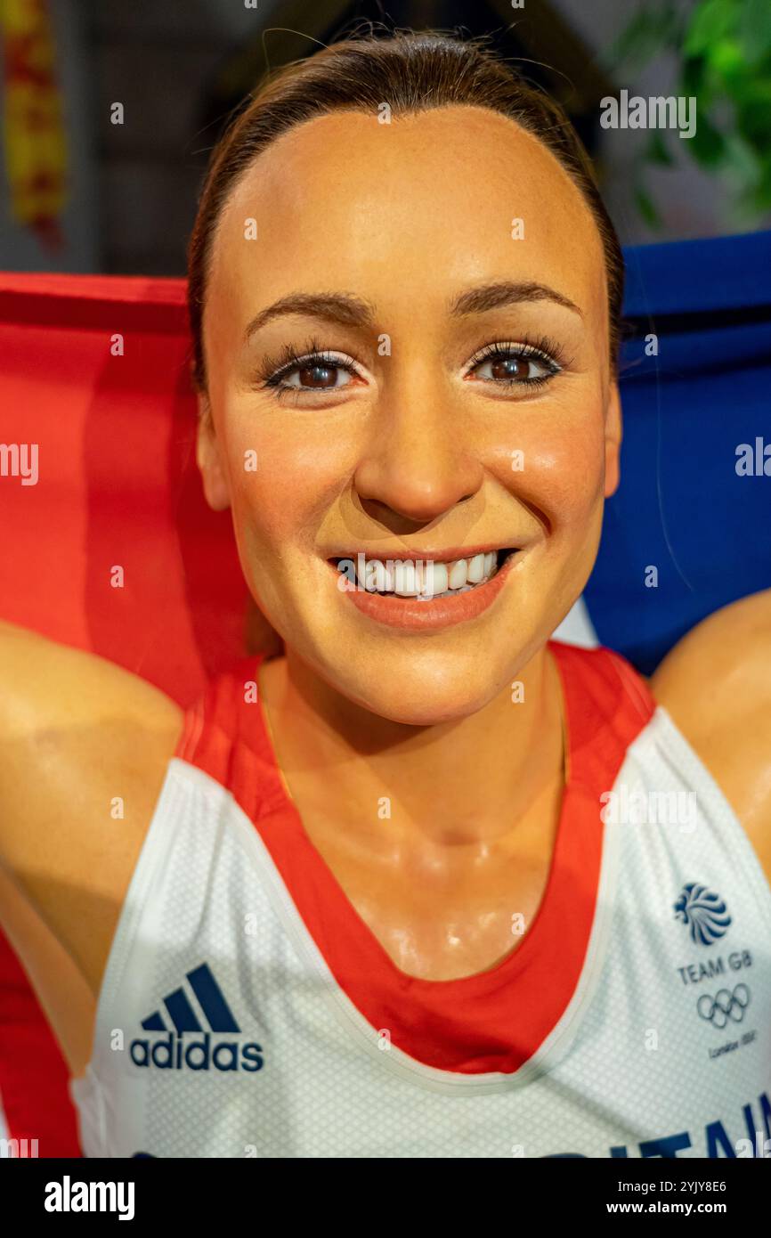 wax figure representing athelt Dame Jessica Ennis-Hill on display at ...