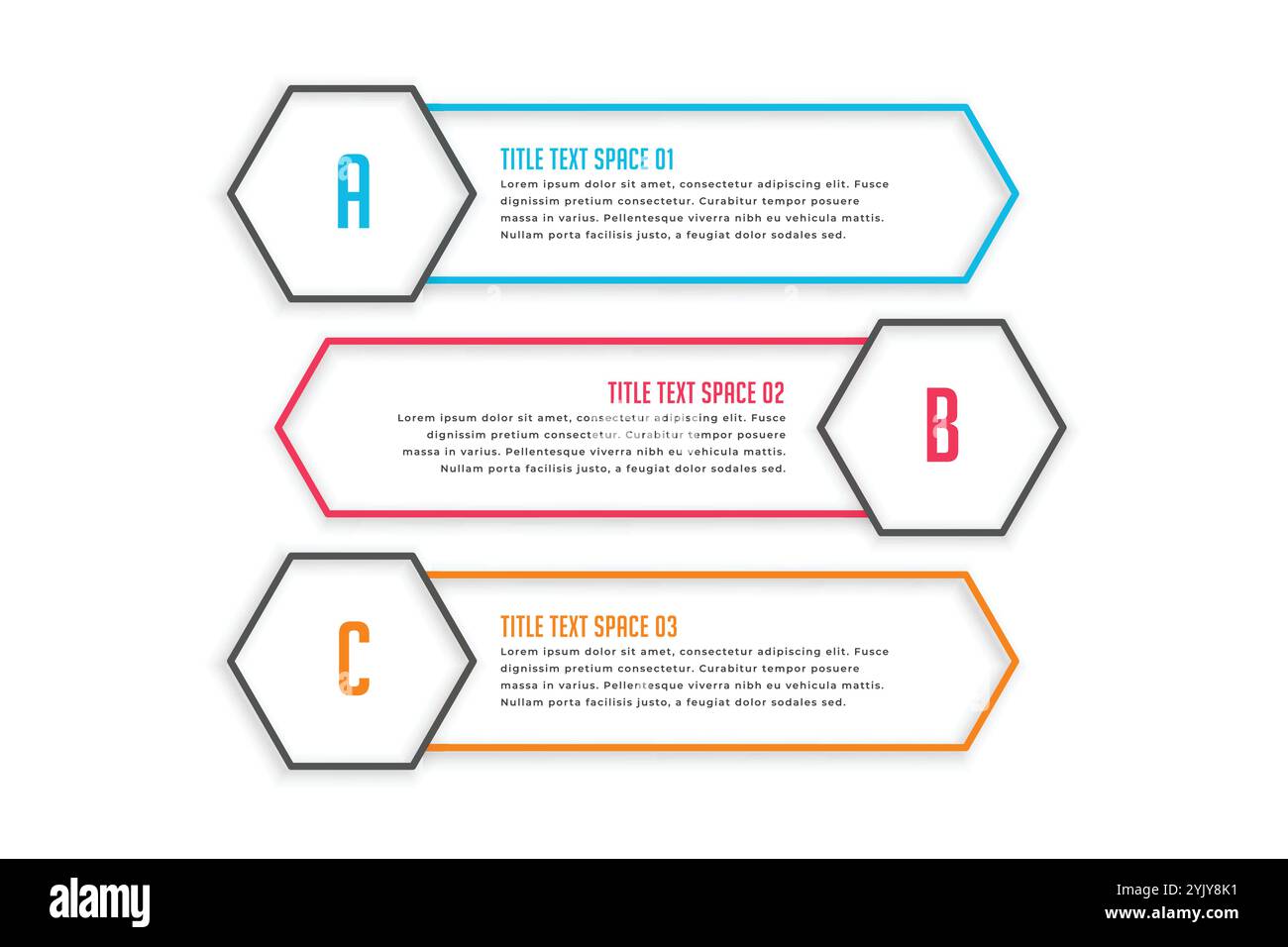 three line style infographic banners Stock Vector Image & Art - Alamy