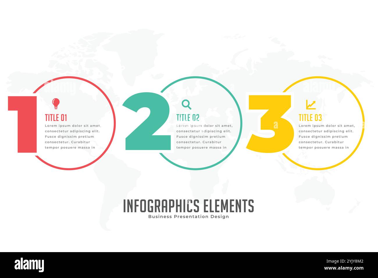 three steps modern infographic banner Stock Vector Image & Art - Alamy