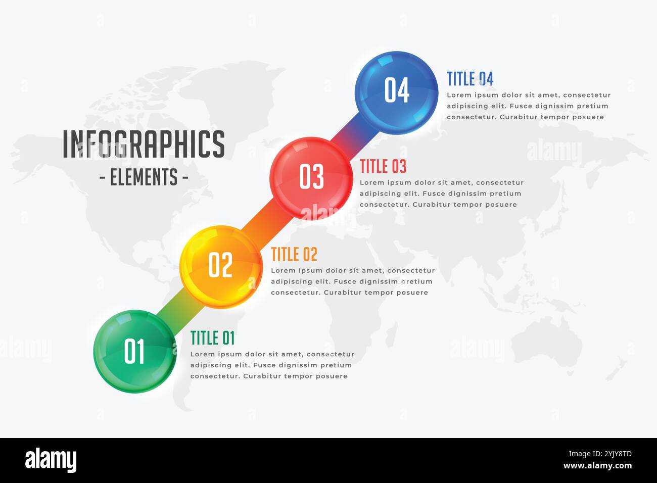 four steps infographic timeline design template Stock Vector Image ...