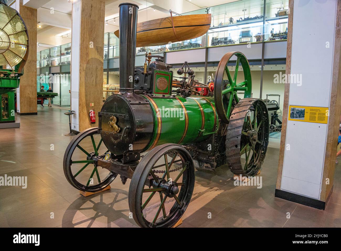 Aveling and porter traction engine, 1871, patent at the free entry ...