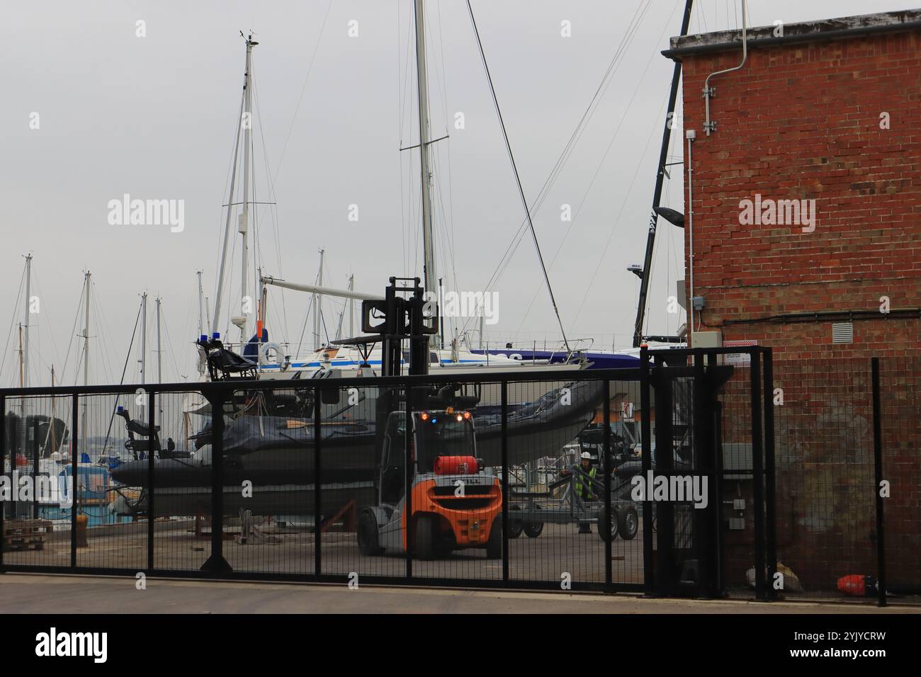 Royal Clarence Yard, Weevil Lane, Gosport, Hampshire, England. 17 ...