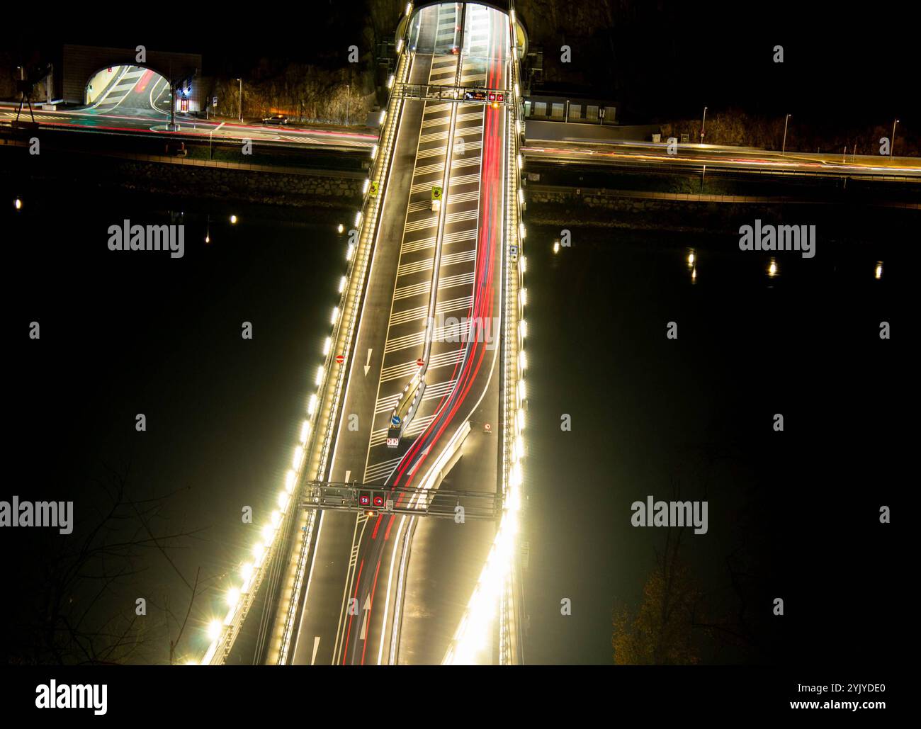 Westring A26, Donautalbruecke 16.11.2024, Westring A26, AUT, Westring ...