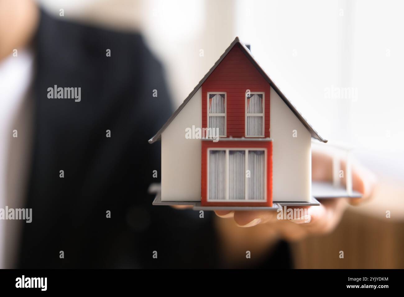 Closeup tiny model cottage hi-res stock photography and images - Alamy