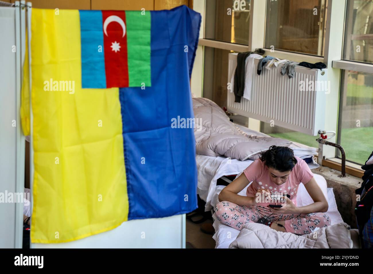 Patria lukoil refugee center hi-res stock photography and images - Alamy