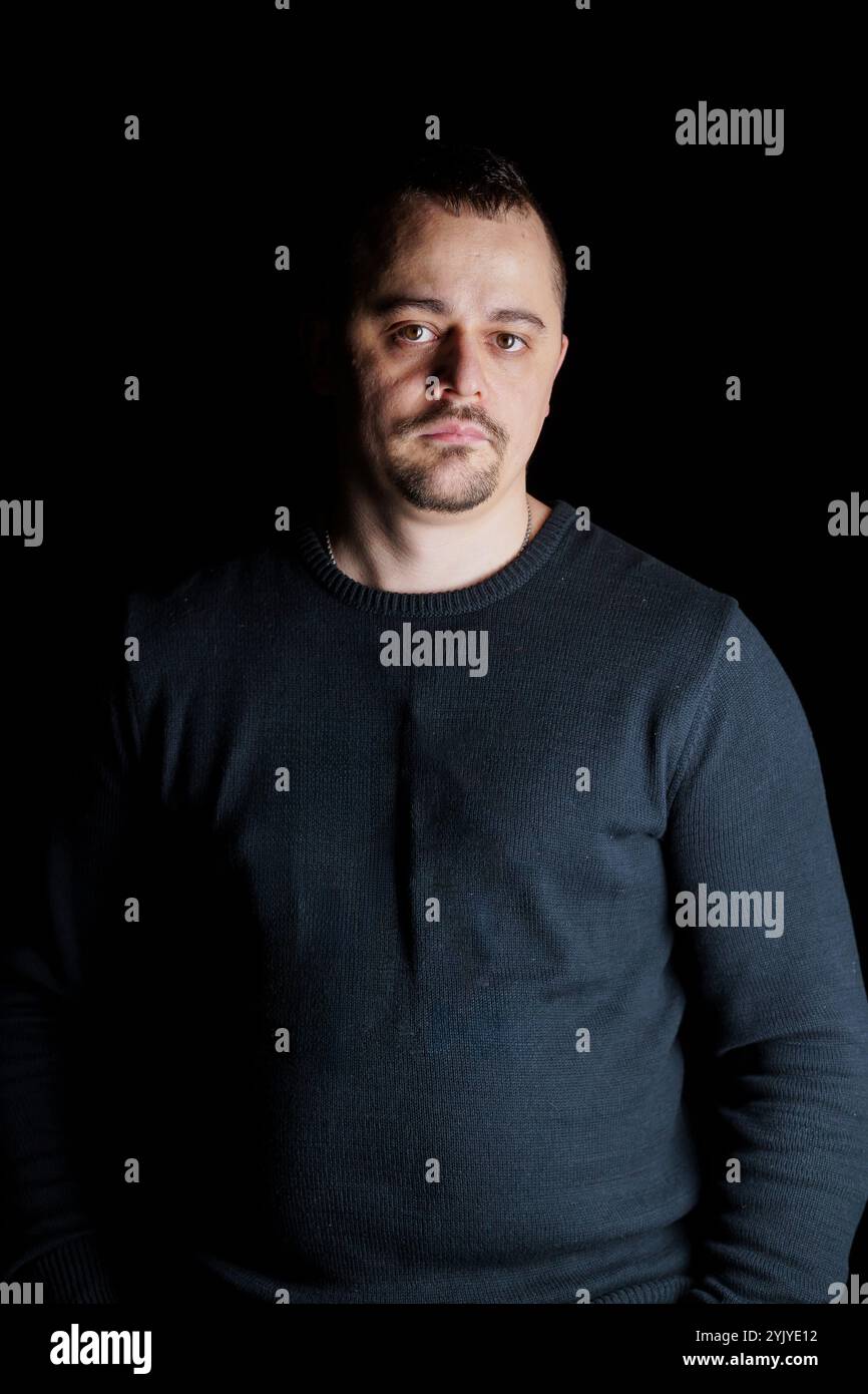 Solemn portrait of hi-res stock photography and images - Alamy