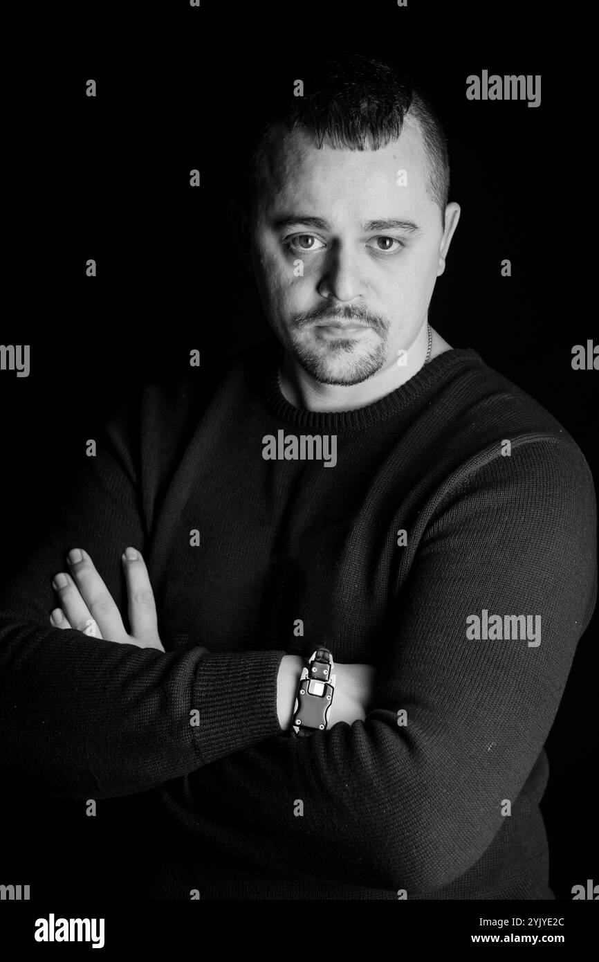 Intense setting Black and White Stock Photos & Images - Alamy