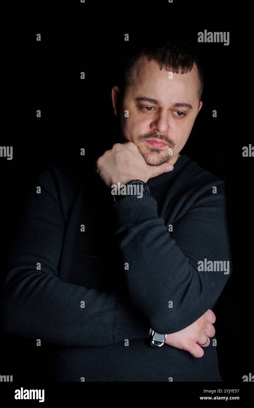 Captured in deep contemplation hi-res stock photography and images - Alamy