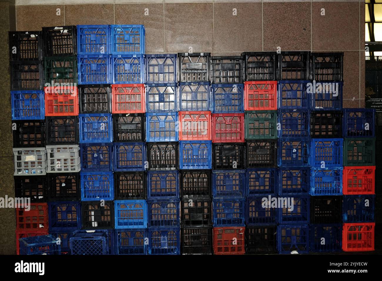 Milk crates hi-res stock photography and images - Alamy