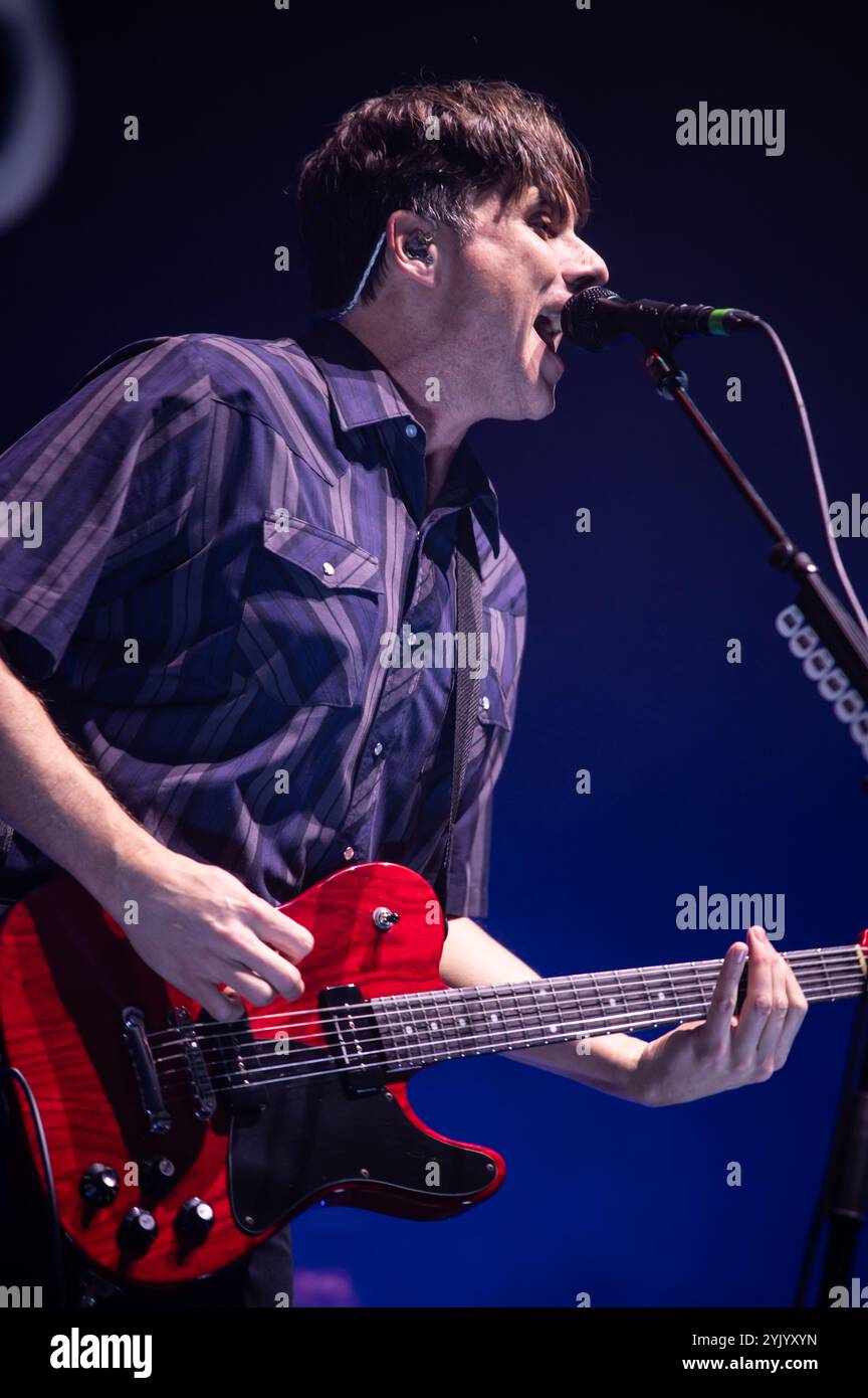 London, United Kingdom. 15th November 2024. Jimmy Eat World perform ...