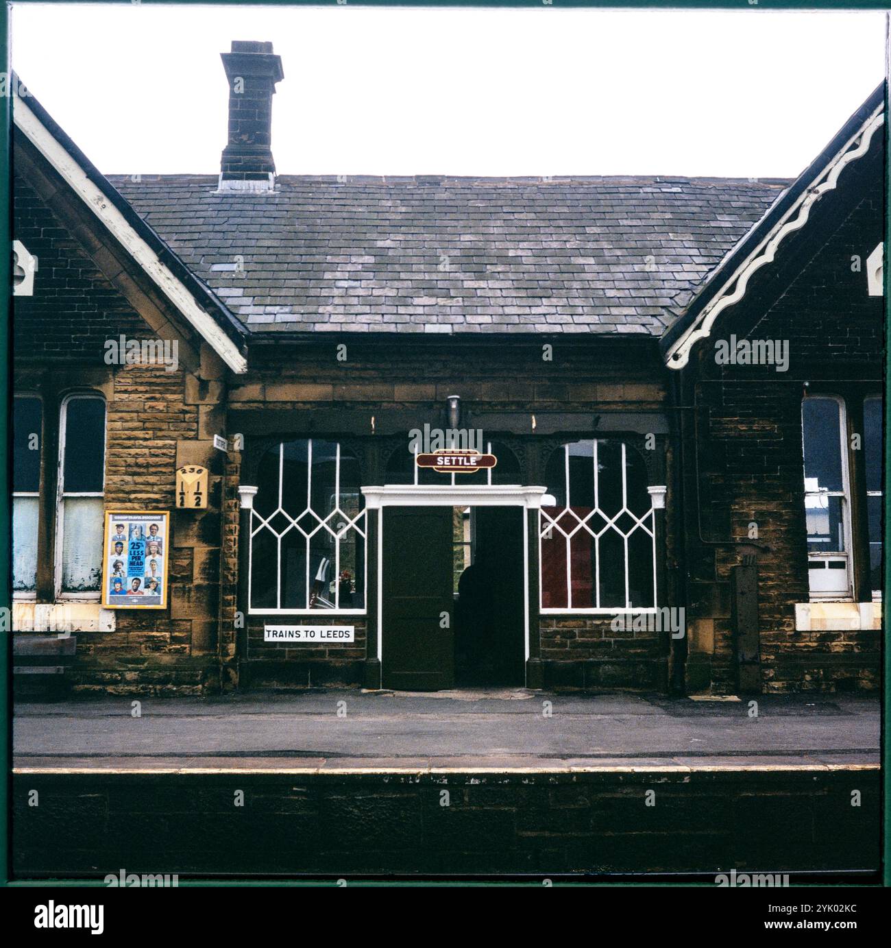 Settle Station, Settle, Craven, North Yorkshire, 1991. Exterior view of ...