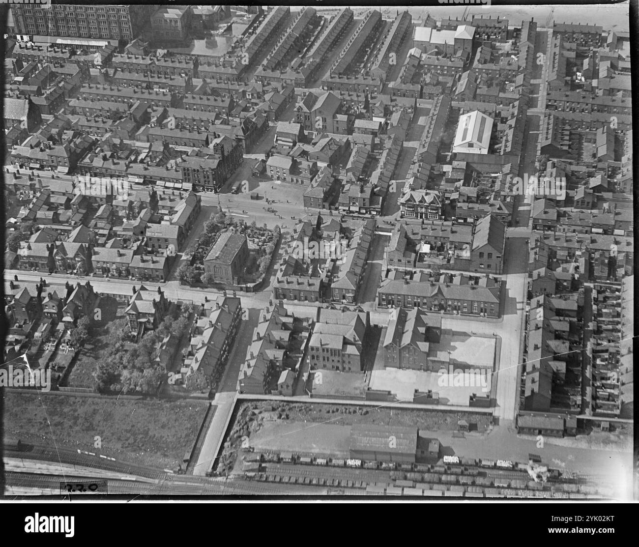 Elliot Street and environs including Tyldesley Chapel (just left of ...