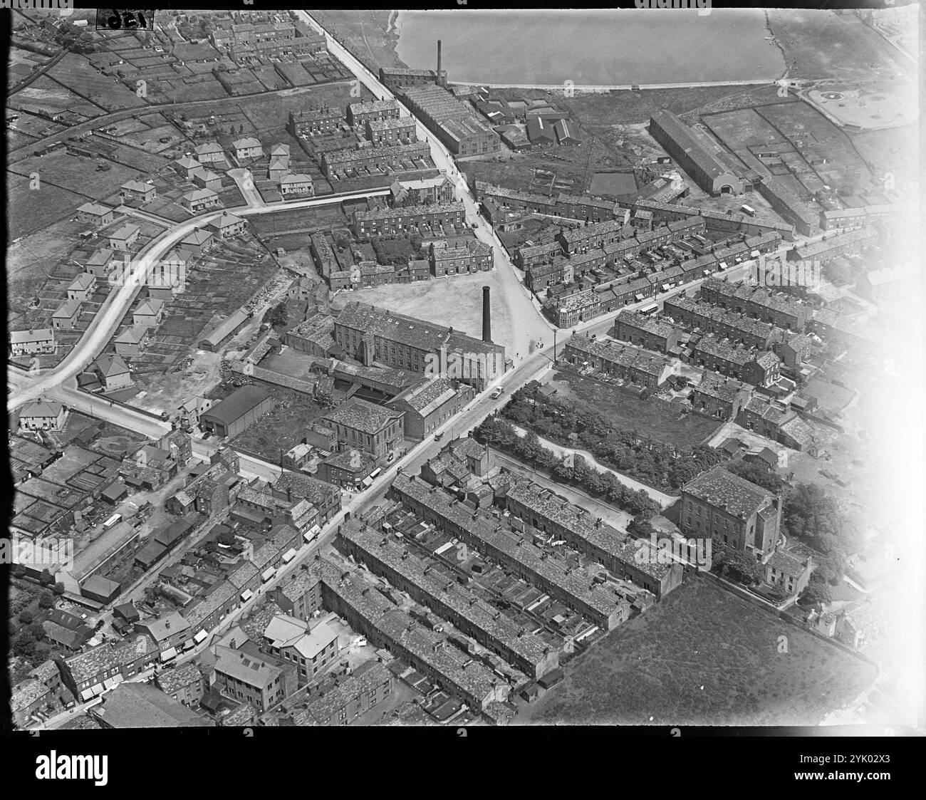 Albert Woollen Mills and the area around Albert Square, Yeadon, West ...