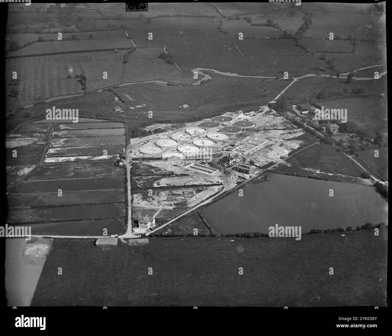 Eastleigh Council Sewage Works, Eastleigh, Hampshire, c1930s Stock ...