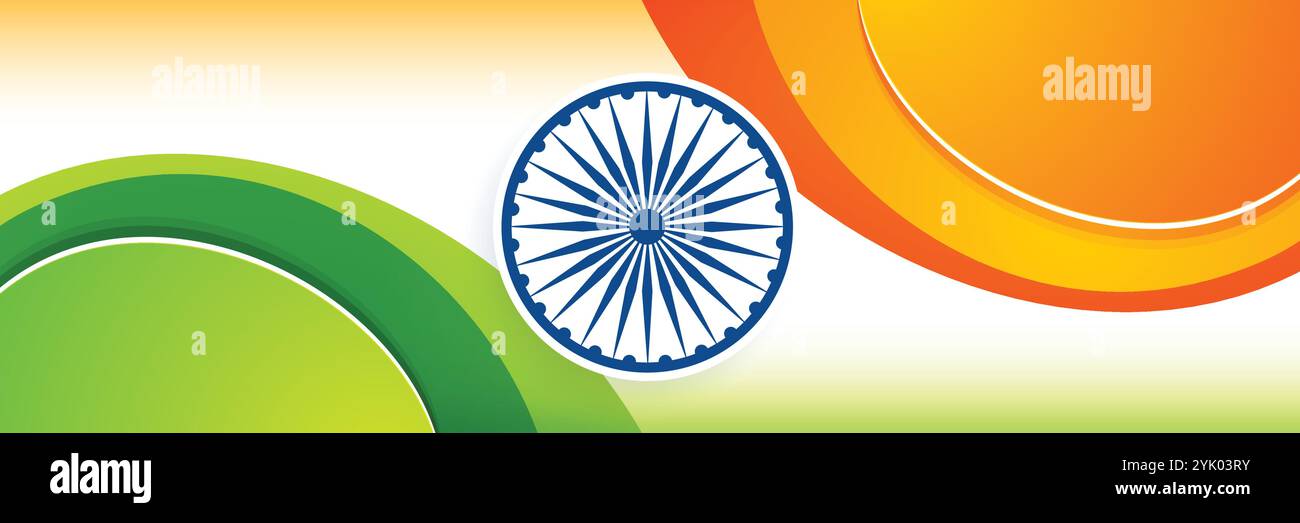 creative indian flag design in tricolor Stock Vector Image & Art - Alamy