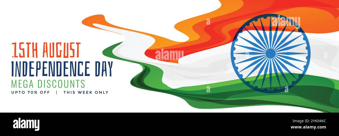 national indian independence day banner design Stock Vector Image & Art ...