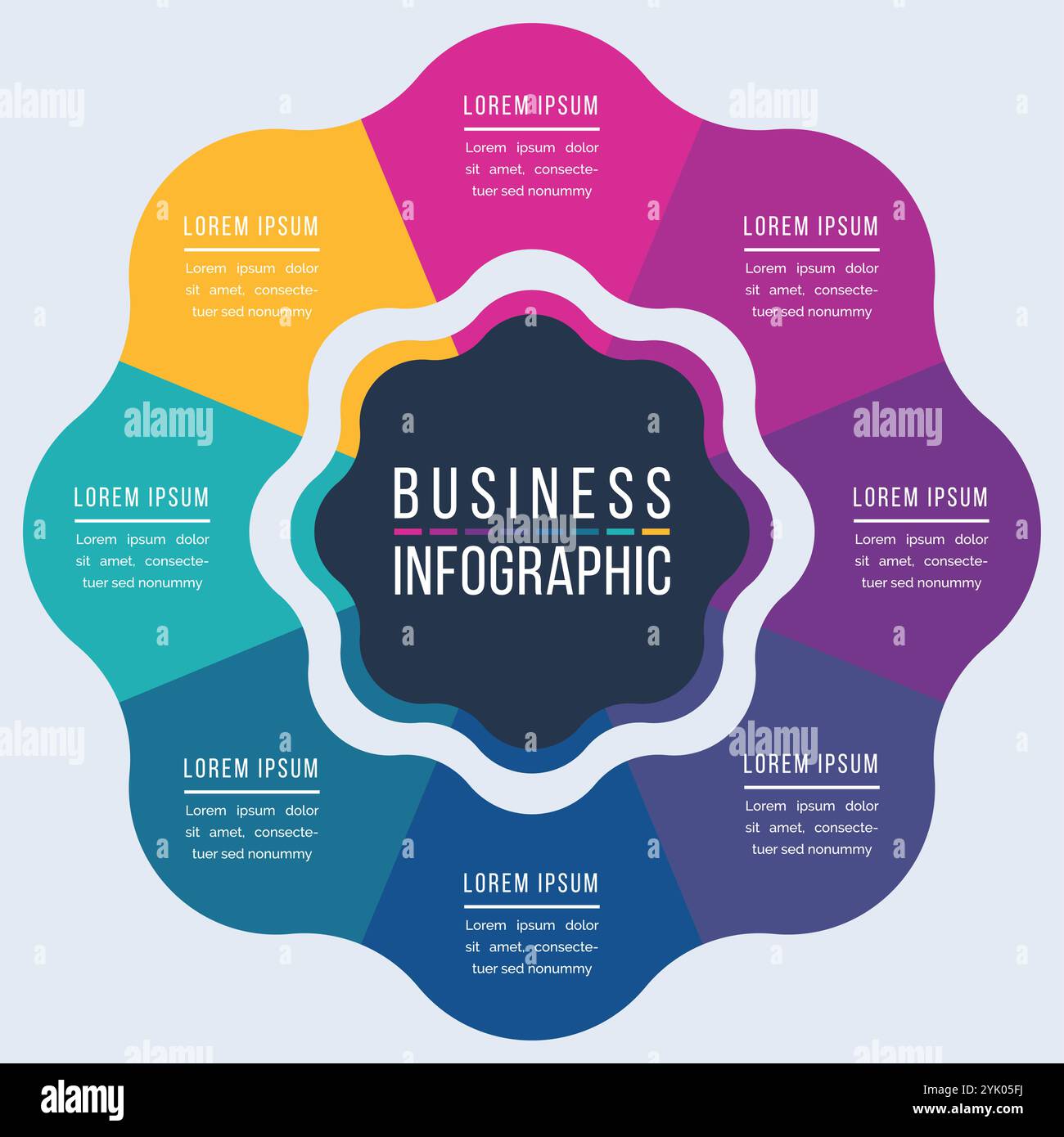 8 steps infographics hi-res stock photography and images - Alamy