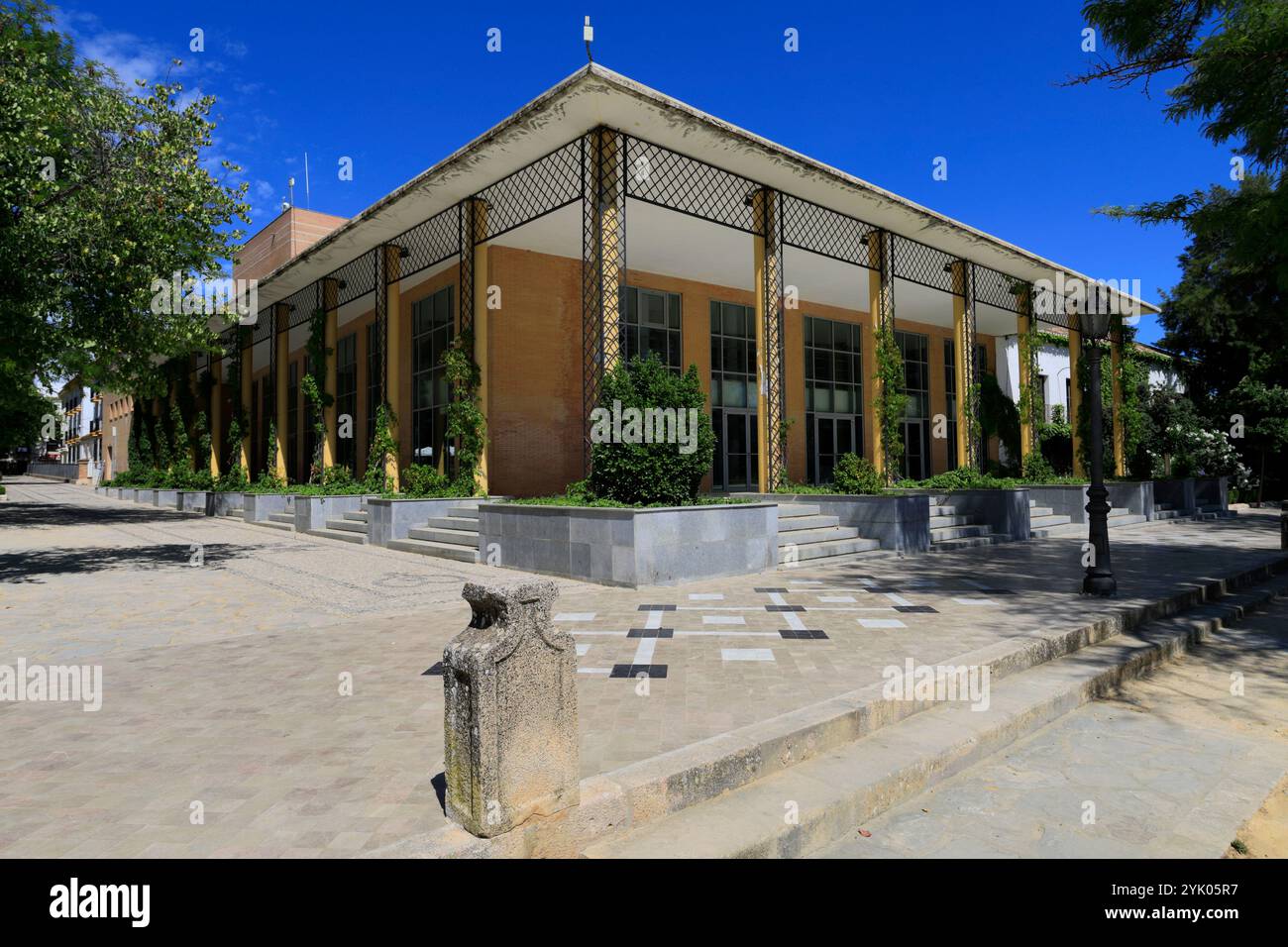 The Picadero Cubierto RMCR building, Ronda city, Andalusia, Spain Stock ...