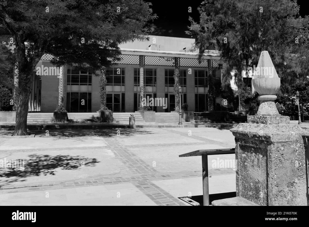 The Picadero Cubierto RMCR building, Ronda city, Andalusia, Spain Stock ...