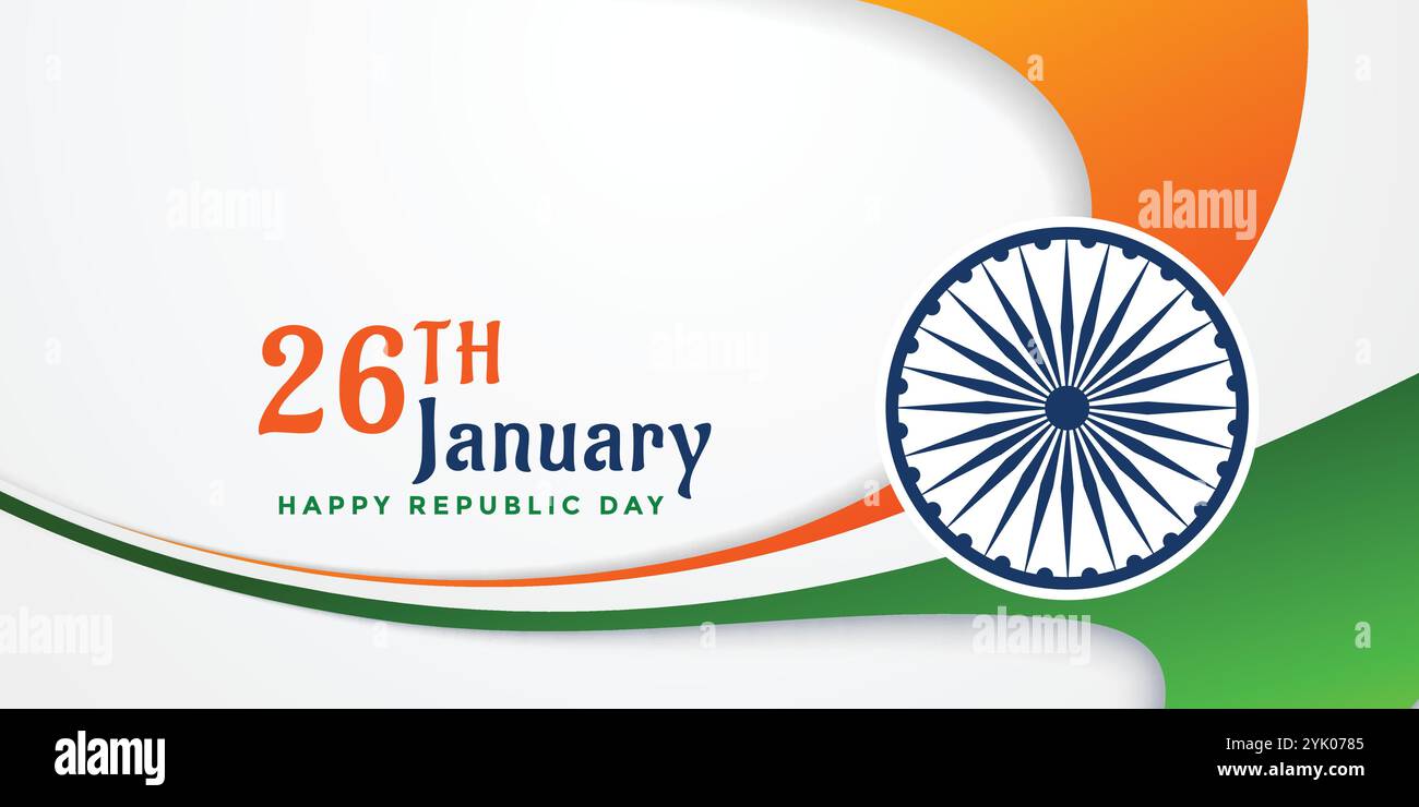 happy republic day of india banner design Stock Vector Image & Art - Alamy
