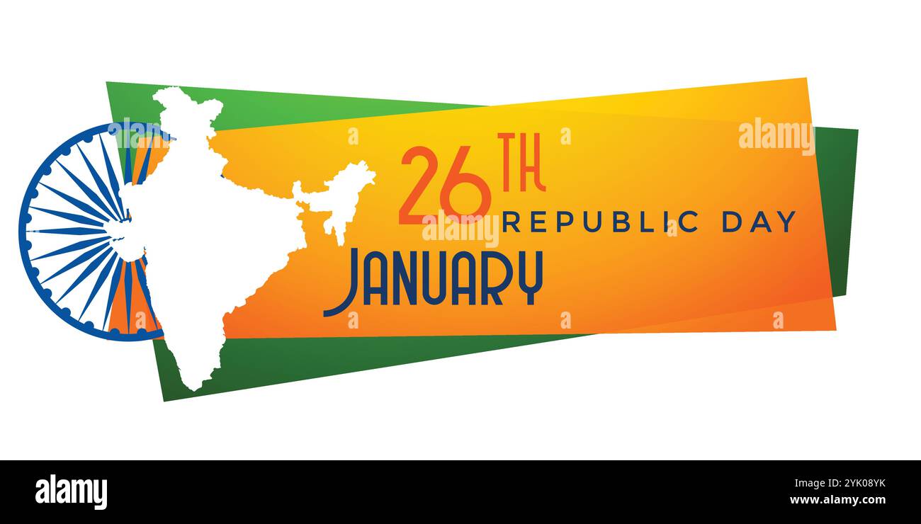 map of india republic day banner design Stock Vector Image & Art - Alamy