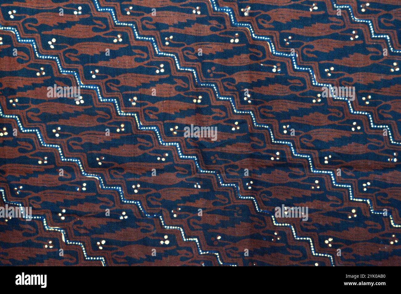 detailed pattern of batik cloth Stock Photo - Alamy