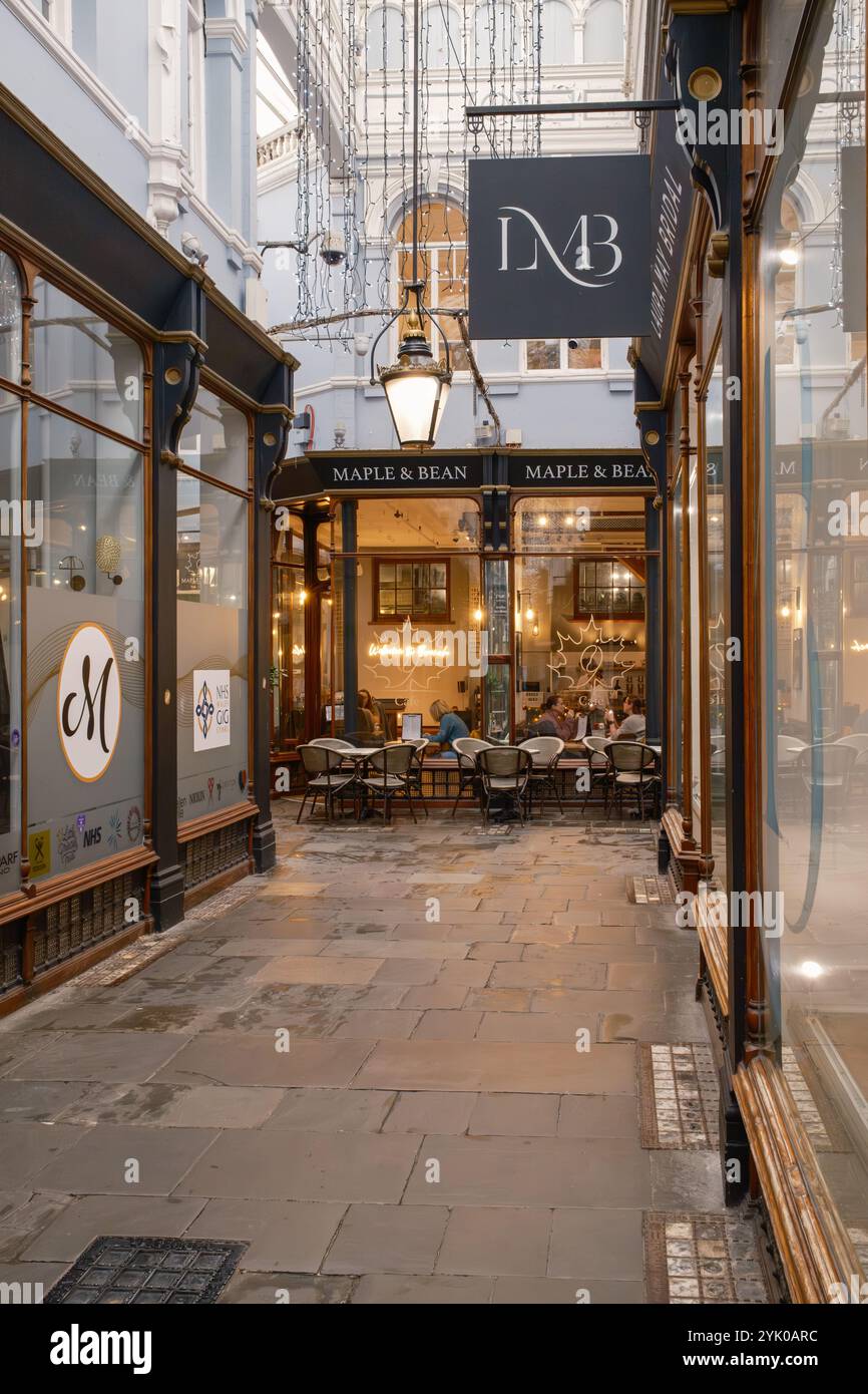 The Morgan Arcade, Cardiff Stock Photo - Alamy