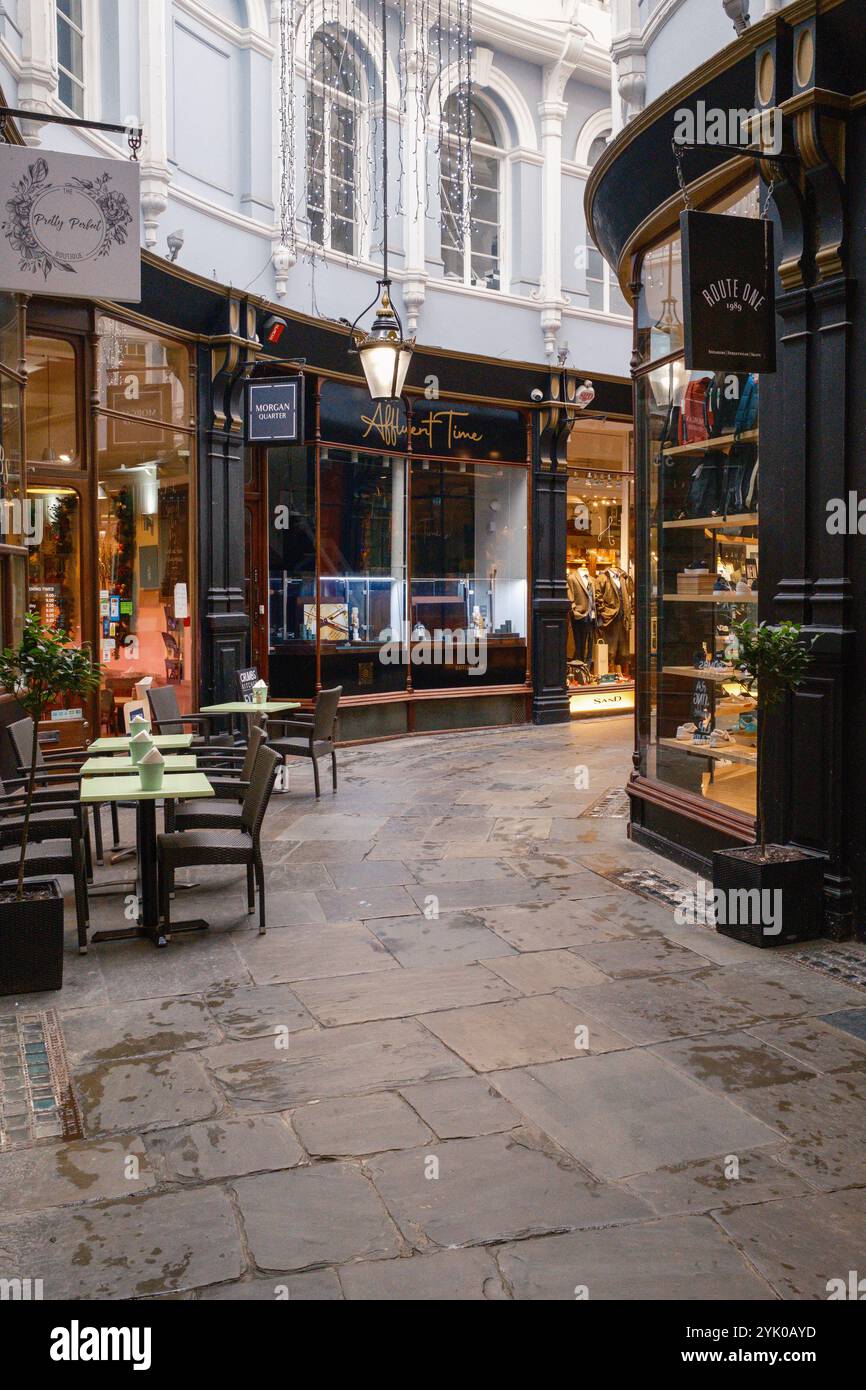The Morgan Arcade, Cardiff Stock Photo - Alamy