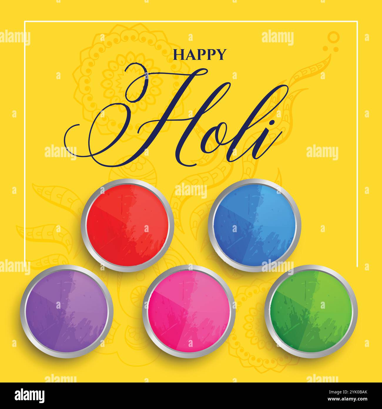 Holi hindu festival colour Stock Vector Images - Alamy
