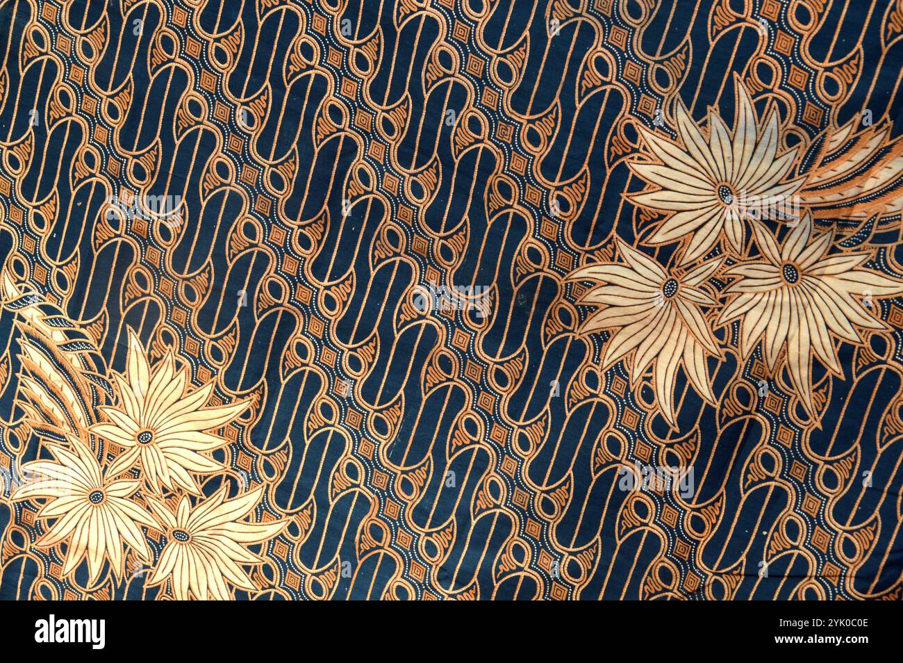 detailed pattern of batik cloth Stock Photo - Alamy
