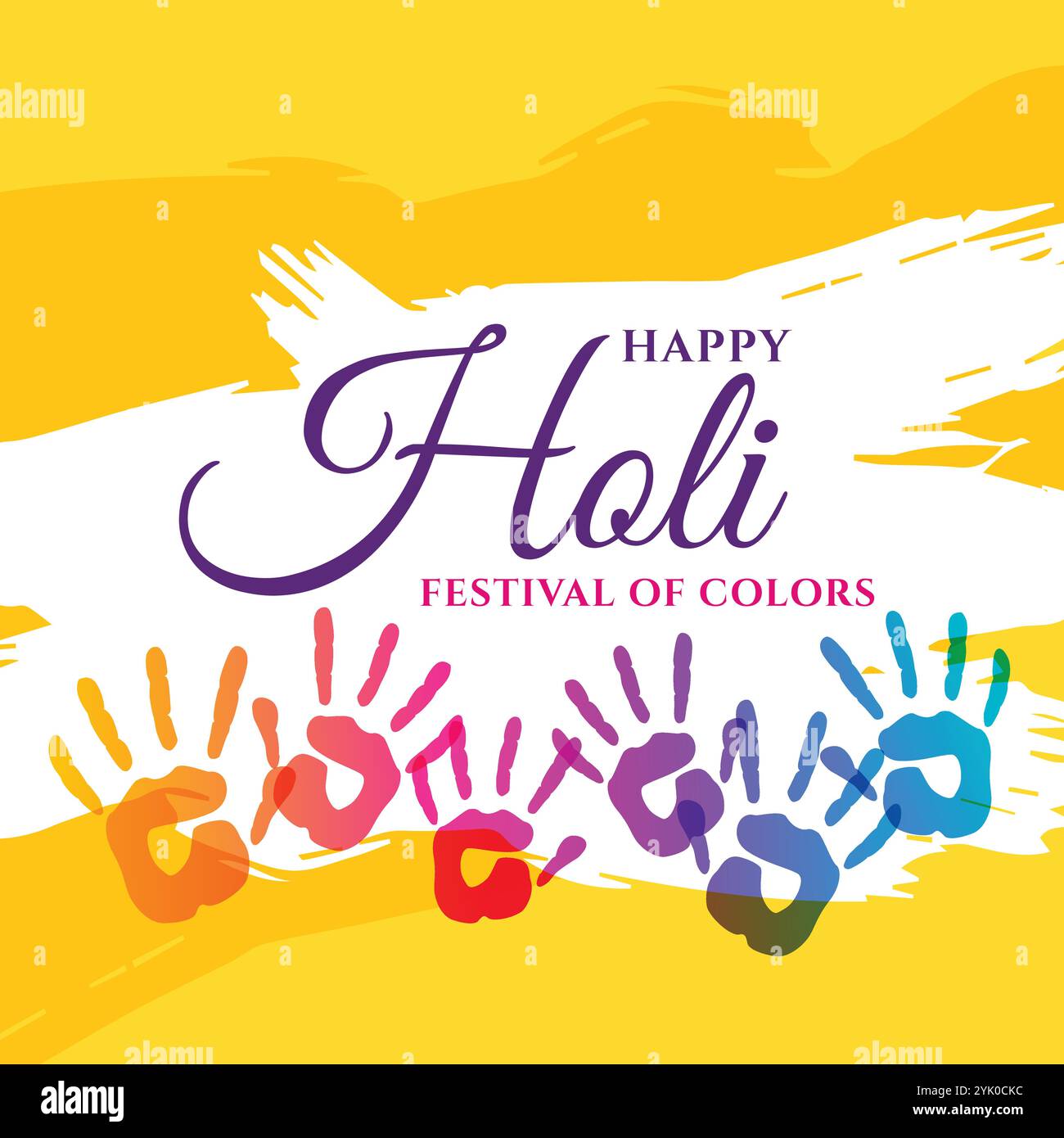 Colorful vector hand splash holi hi-res stock photography and images ...
