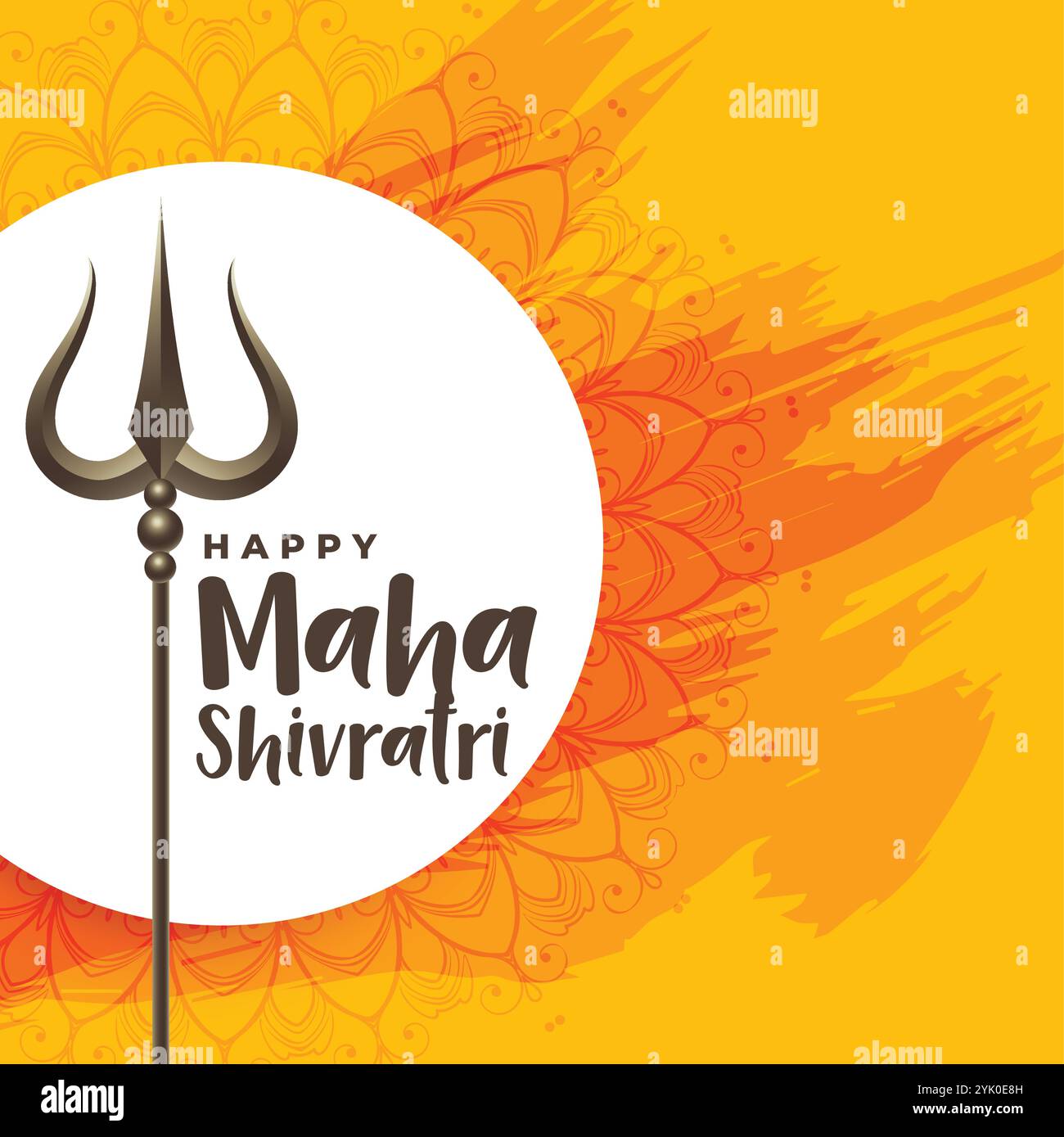 Illustration happy maha shivratri Stock Vector Images - Alamy