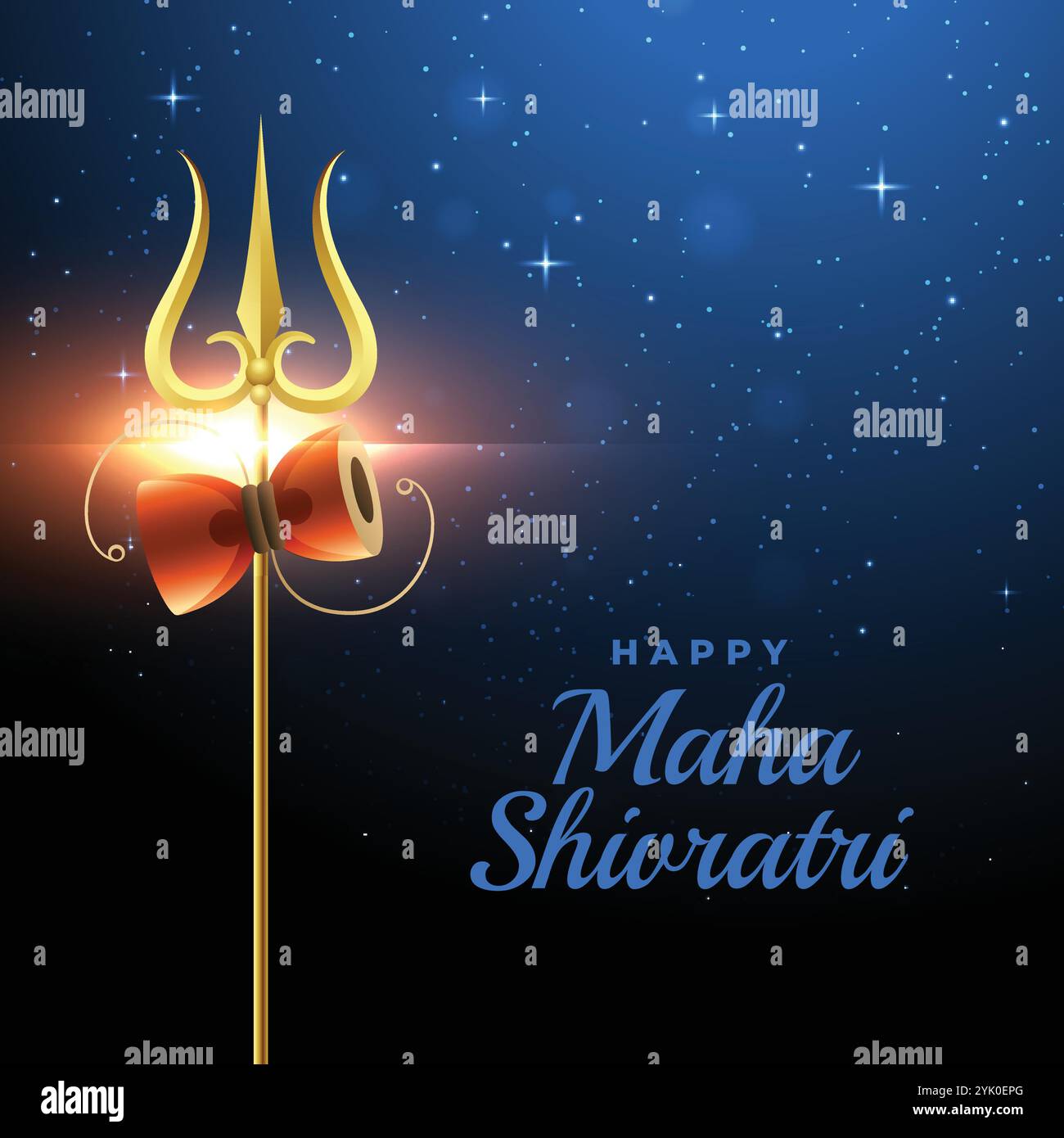 Illustration happy maha shivratri Stock Vector Images - Alamy