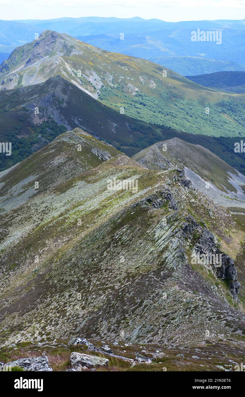 Alto Sil Mountains in North-western Spain Stock Photo - Alamy