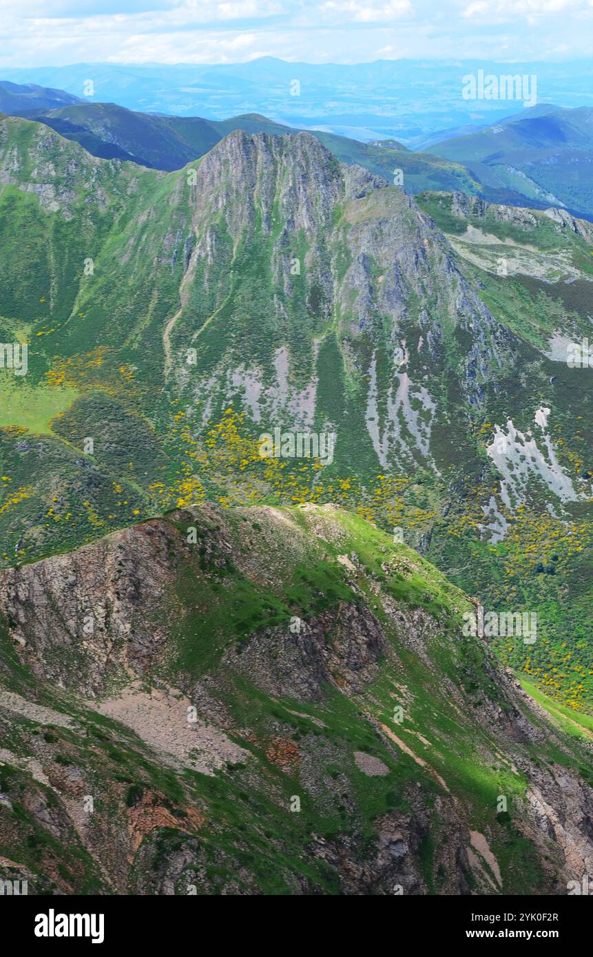 Alto Sil Mountains in North-western Spain Stock Photo - Alamy