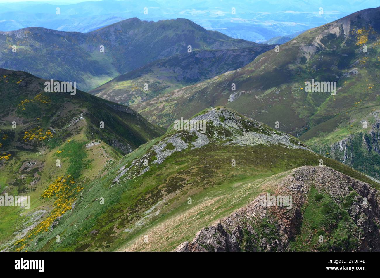 Alto Sil Mountains in North-western Spain Stock Photo - Alamy